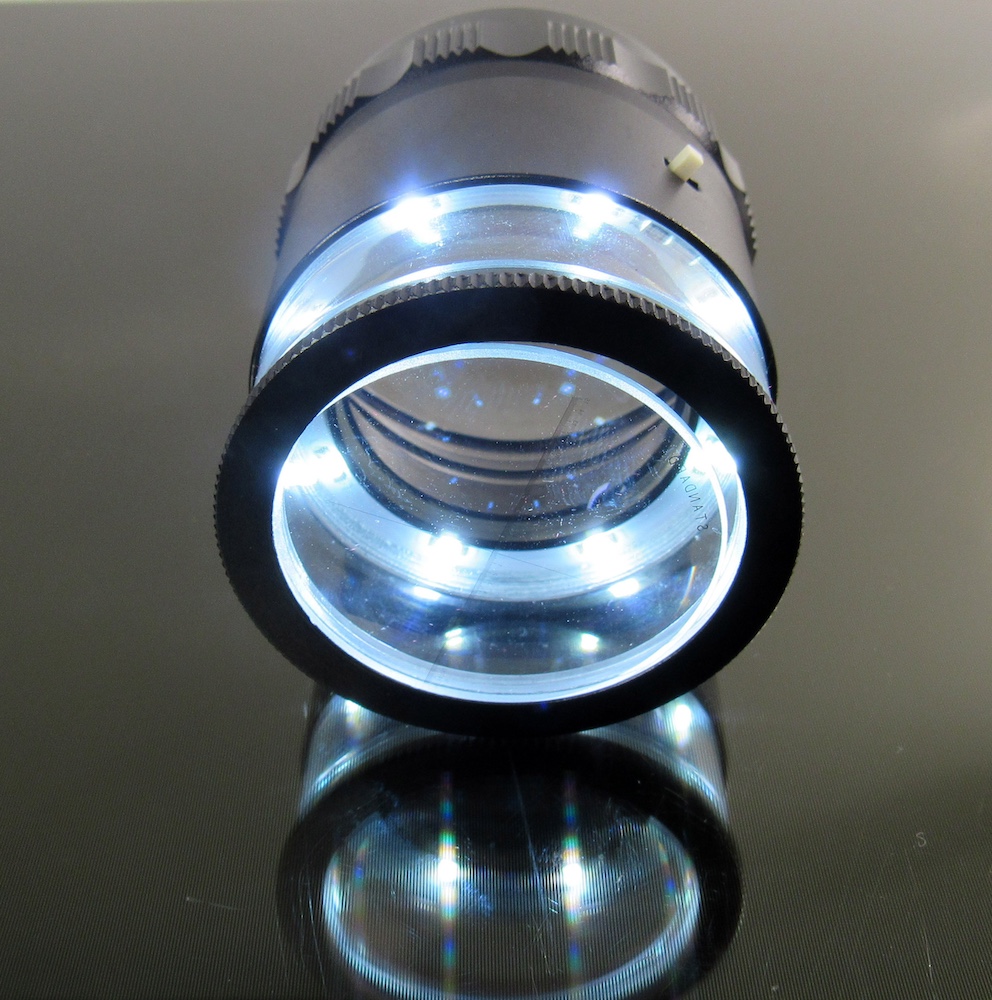 10X LED Scale Loupe with Black Copy Metric Reticle : GWJ Company ...